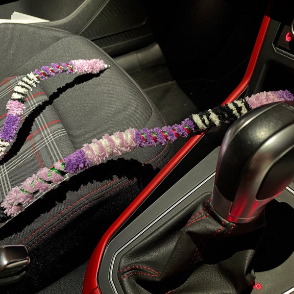 Wrapped Yarn Charger Cable / Handmade Lightning Cable / Multicolor Blue ...