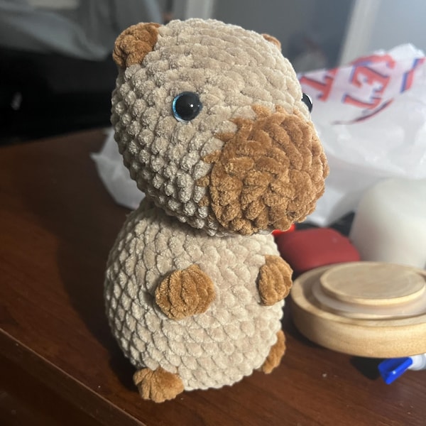 Low Sew Capybara Crochet Pattern (capybara Crochet Pattern, Cute Animal ...