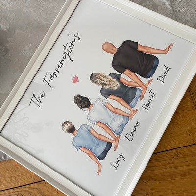 Personalised Family Print, Home Gift, Family Prints, Personalised ...