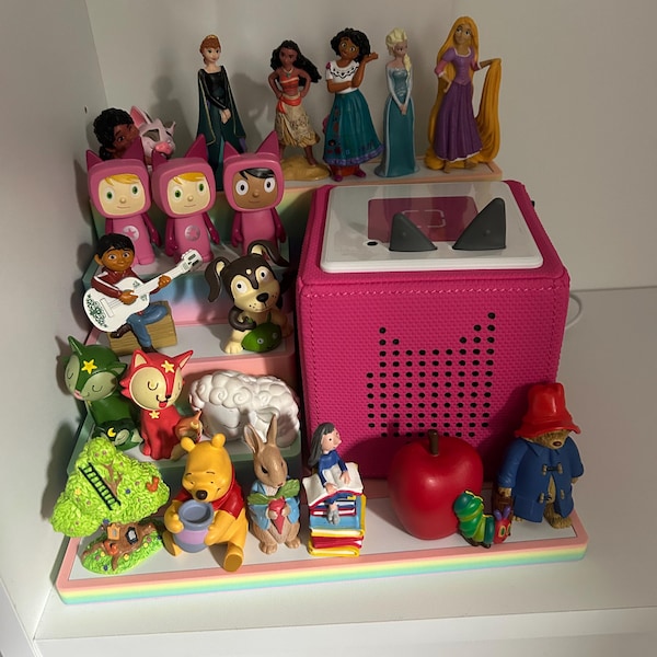 Large Rainbow Tonie Box Docking Station Figure Storage Tonie Figure ...