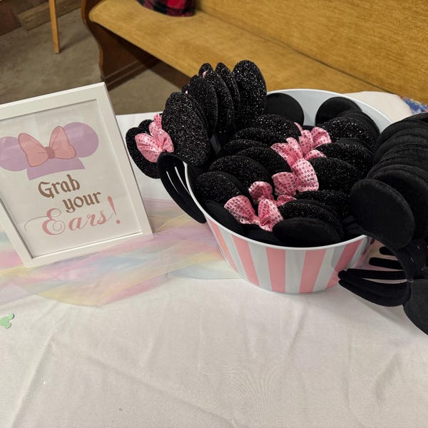 Printable Minnie Favors Sign, Minnie Birthday, Minnie Sweet Store ...