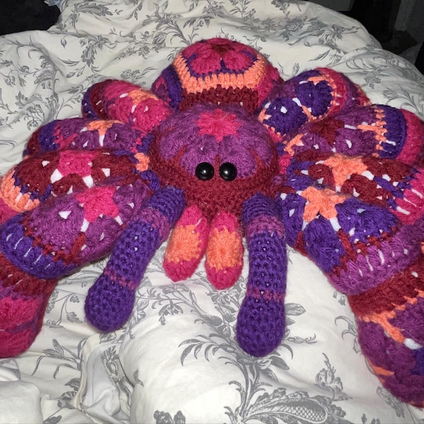 Crocheted Baby Tarantula - MADE TO ORDER - Crocheted Spider - Custom ...