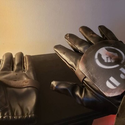 NCR Ranger Veteran Arm Armor Leather Gloves - Etsy