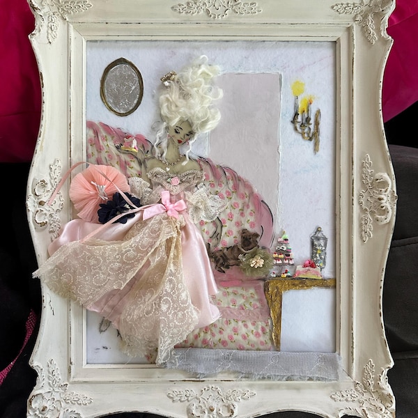 The Vain Mermaid, Mermaid Art, Mermaid Painting, Mermaid Gift, Mermaid ...