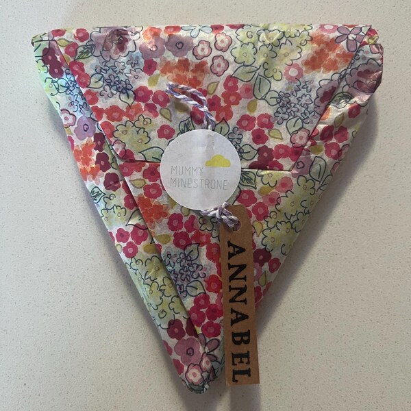 Liberty Name Bunting, Personalised Name Bunting, Handmade Liberty ...