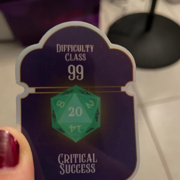 Dungeons and Dragons Sticker Sheet | DND | Laminated, Waterproof | in ...