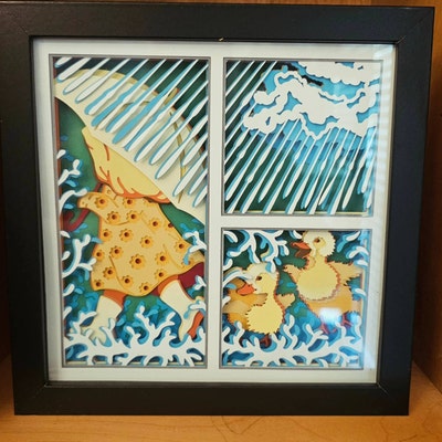 3D Layered Spring Quilt SVG, Spring Shadow Box, Blossom 3D Svg, Flowers ...