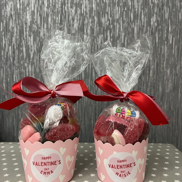 Personalised Christmas Sweetie Tree Christmas Sweets Christmas Eve Box ...