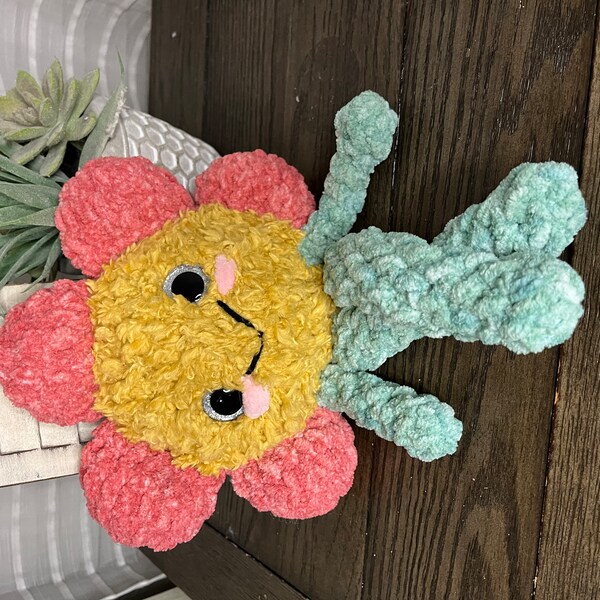 The ORIGINAL Groovy Flower Crochet Pattern / Low Sew Crochet Pattern ...
