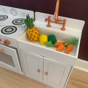 Pepper Play Food felt Food, Vegetables, Fruit, Pretend Play Kids ...