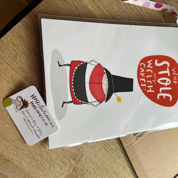 Welsh Lady Brains Print • Welsh Lady Wall Art - Etsy UK