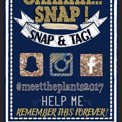 Oh Snap Sign, Snap and Tag Sign, Social Media Sign, Custom Hashtag Sign ...
