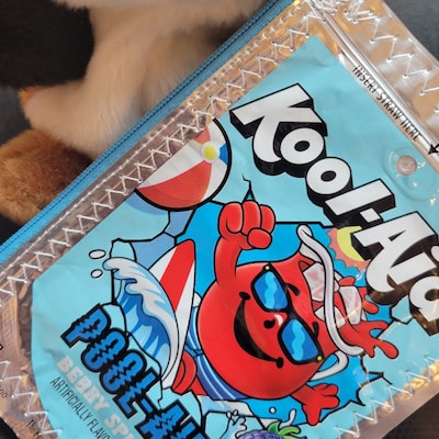 Recycled Kool-aid Coin Bag Kool Aid Jammers upcycled Capri Sun Kool Aid ...