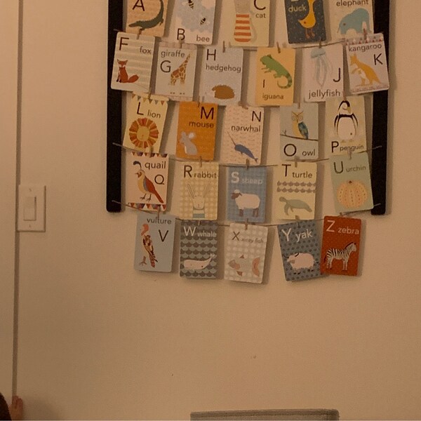 NYC Alphabet Card Set, Nursery Wall Cards, New York City Alphabet Flash ...