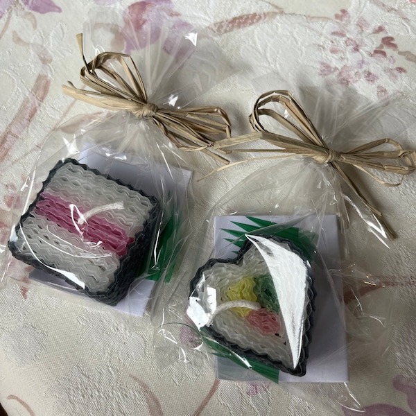 Spam Musubi Gift Spam Sushi Candle Luncheon Meat Candle Beeswax ...