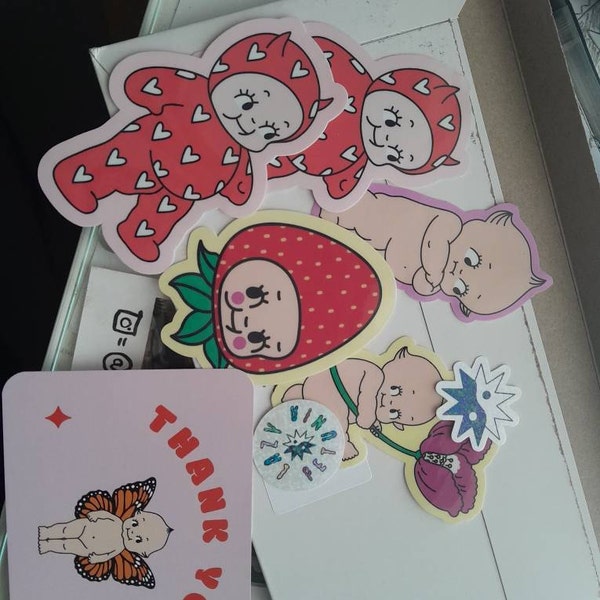 Devil Kewpie Doll Vinyl Sticker Kewpie Doll - Etsy