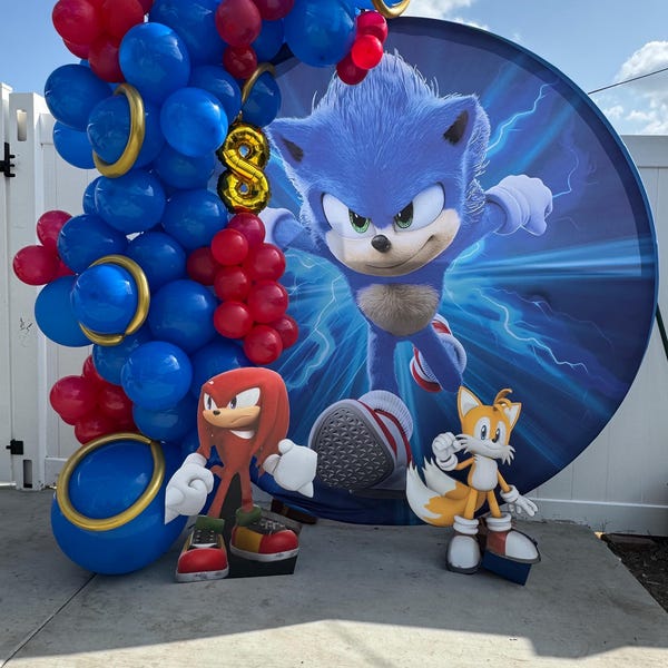 Sonic Character Cardboard Cutouts - Sonic Party Decorations - Take Your ...