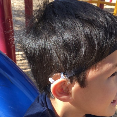 Ear Suspenders Hearing Aid Headband With Adjustable Head Sizing ...