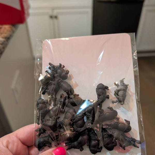 Set of Miniature Buffalo - Mini Buffalo - Bison - Terrarium Supplies ...