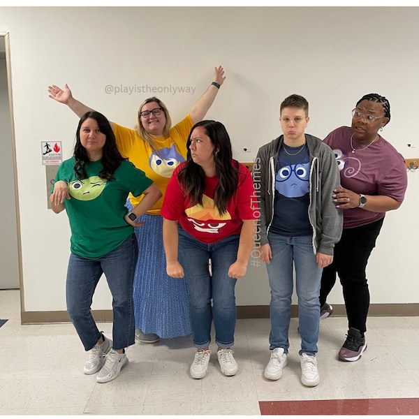 Inside Out Characters Costume, Inside Out 2 Shirt, Inside Out Group ...