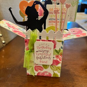 Custom Explosion Box Card Personalized Handmade Custom - Etsy