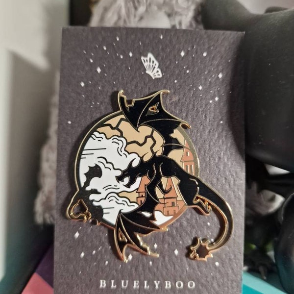 Fourth Wing Pins - Officially Licensed Dragon Bookish Gold Enamel Lapel ...