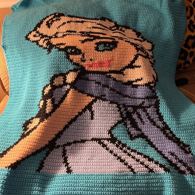 INSTANT DOWNLOAD Elvis Throw Afghan Crochet Pattern Graph - Etsy