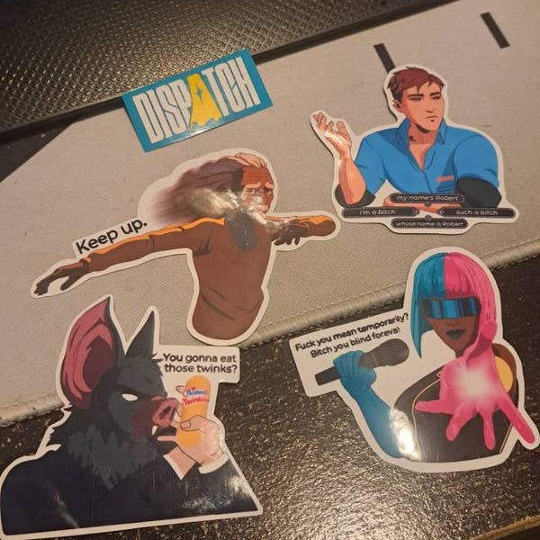 Dispatch Prism Sticker - Prism "bitch You Blind Foreva!" Sticker - Etsy