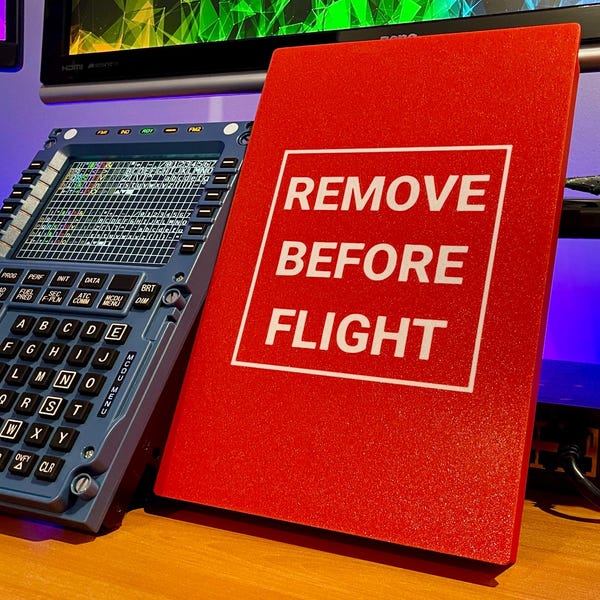 Winwing Airbus MCDU/PFP Desk Mount With Small Angle to Reduce Light ...