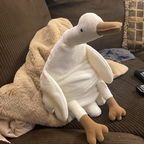 Weighted Goose Plush, Weighted Goose Plush, Weighted Plush, Weighted ...