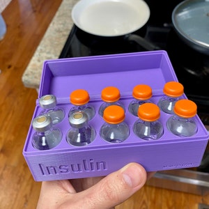 Insulin Vial Storage Box Color Options - Etsy