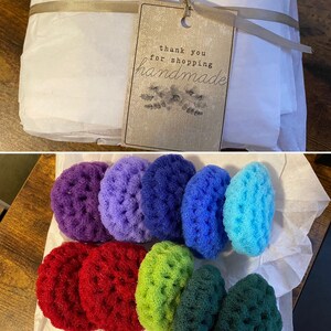 Set of 5 Nylon Net Scrubbies - Etsy