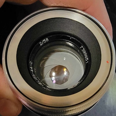 Anamorphic Lens Helios 44-2 58mm F/2.0 Cine Mod Canon EF Mount ...