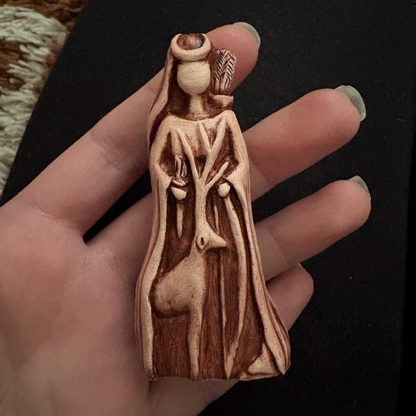 Artemis Statue of the Goddess / Minifigure of Artemis Made of Natural ...