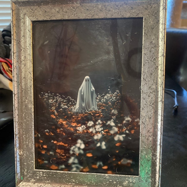 Ghost in the Forest, Vintage Poster, Art Poster Print, Dark Academia ...