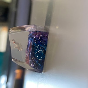 Astronaut Resin Artisan Keycap, Galaxy Spacebar Keycaps, Interstellar ...