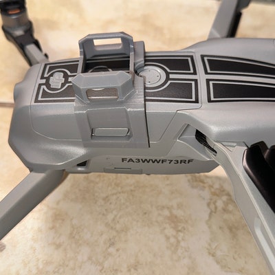 DJI Mavic Air 2 and Air 2S Top Strobe Mount for Firehouse Technology Arc II, Arc XL or Arc V and ...