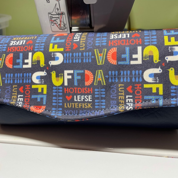 Norwegian Fabric - Uffda Navy by Teresamagnuson - Lefse Lutefish ...