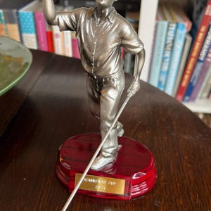 Personalised 17.5 Cm Dartboard Trophy. Ideal Prize, Desk Top Item, Gift ...