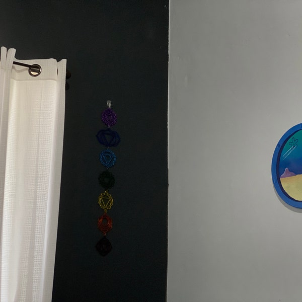 Chakra Symbols Wall Hanging - Etsy