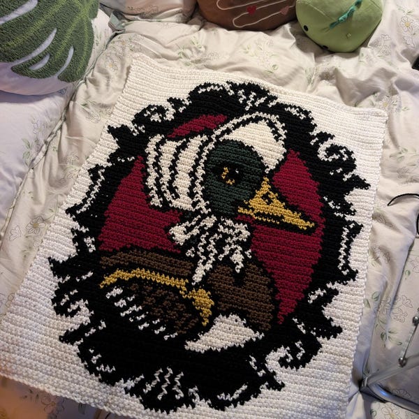 Mother Duck Crochet Tapestry Pattern - Etsy