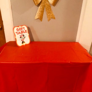 Minnie Mouse Birthday Party Sign, Gift Table Sign Party Decoration ...