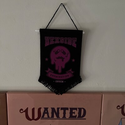 Hexside Bard Coven Pennant the Owl House Inspired Wall Hanging ...