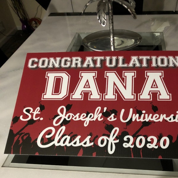 Graduation Lawn Sign Custom Personalized Graduation Yard Sign Choose ...