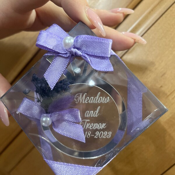 Personalized Birthday Mirror Favors ,bridal Shower,baby Shower Gift ...