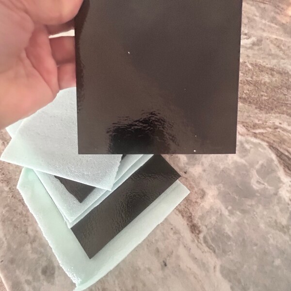 90 COE brown Transparents Bullseye Glass Sheets. choice of 4 Colors ...