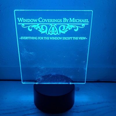 Acrylic Light Display Spline Wave - Etsy