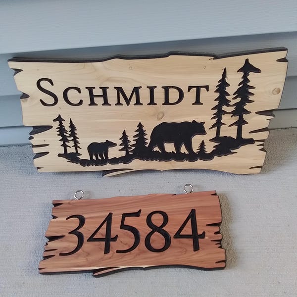 Custom Outdoor Wood Signs Lake House Decor Personalized Family Name ...