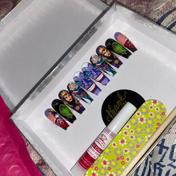 Hand Painted Ice Cream Sundae Press-on Nail Set - Etsy