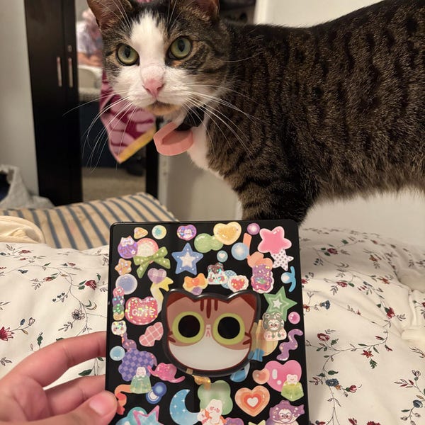 Sticker Sheet | Spooky Ghost Cat Collage | 5.5x5.5 Inch | Waterproof ...
